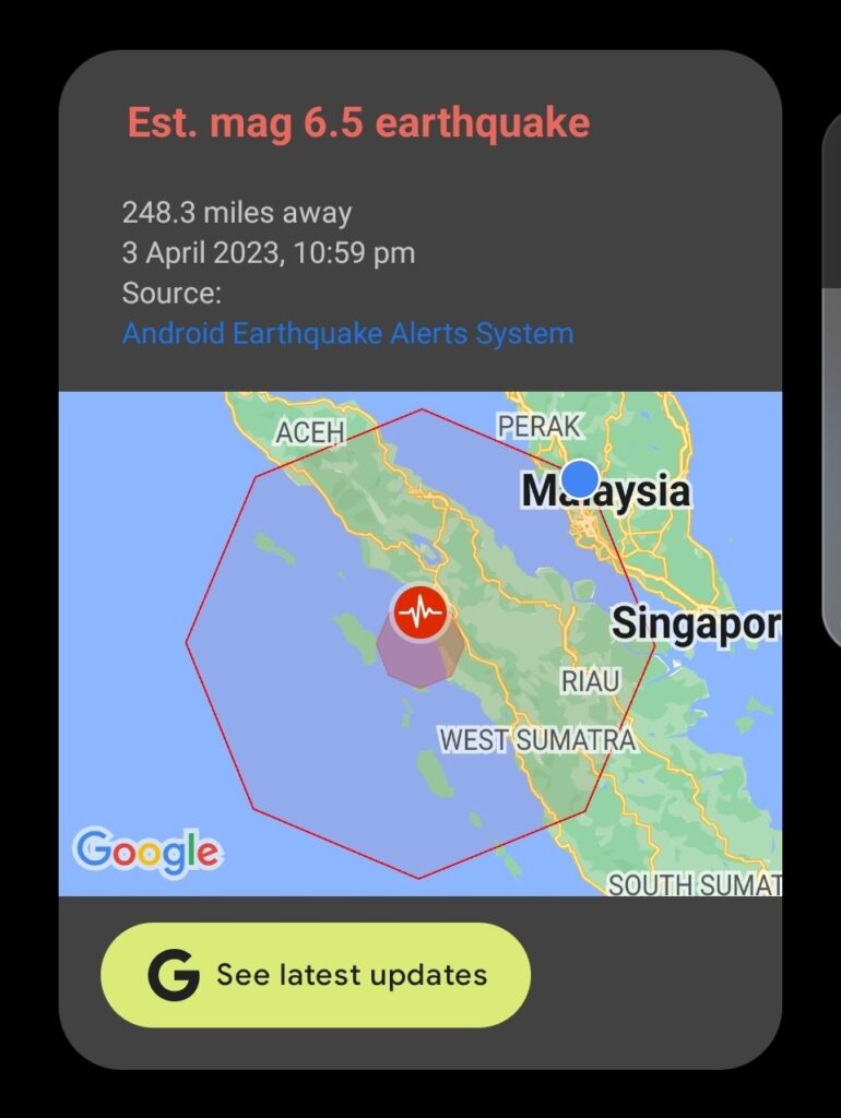 Bagaimana gegaran gempa bumi di Indonesia dirasai di Malaysia? - Relevan