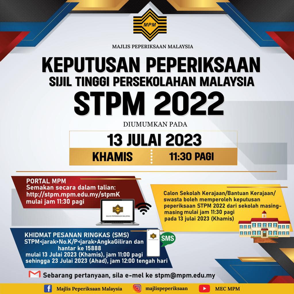 STPM 2022 catat PNGK tertinggi dalam sejarah - Relevan
